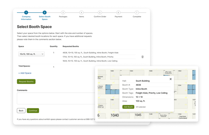New Floor Builder Updates in MYS for Streamlined Booth Assignments